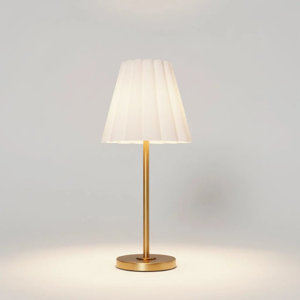 Mary Modern Tapered Shade Linen Table Lamp | LuciaLiving – Lucia Living
