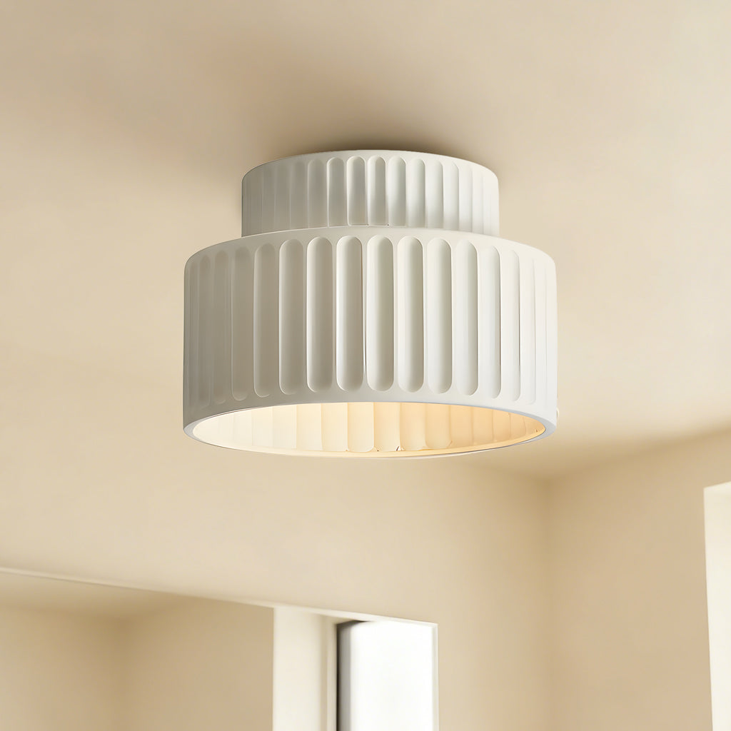 Nordic Modern Cream Style Flush Mount Ceiling Light | LuciaLiving ...