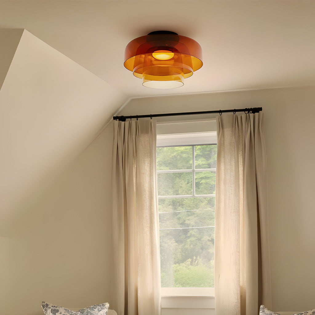 Modern Creative Multi-Layer Glass Ceiling Light | LuciaLiving – Lucia ...